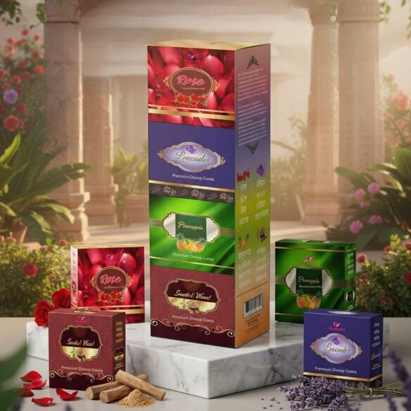 Dry Dhoop Cone Box – Pure Fragasia